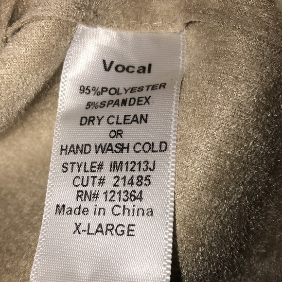 Vocal | Jackets & Coats | Nwot Vocal Usa Swede Fringe And Rhinestone ...